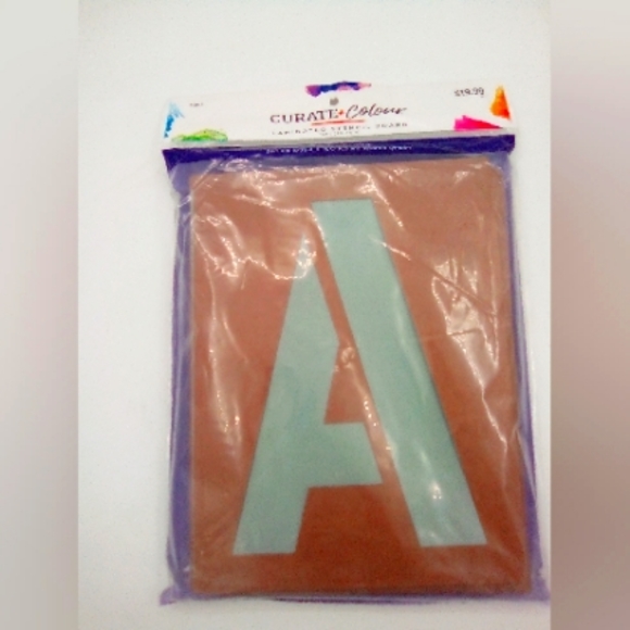 Art | Large Laminated Letters Stencil Board | Poshmark